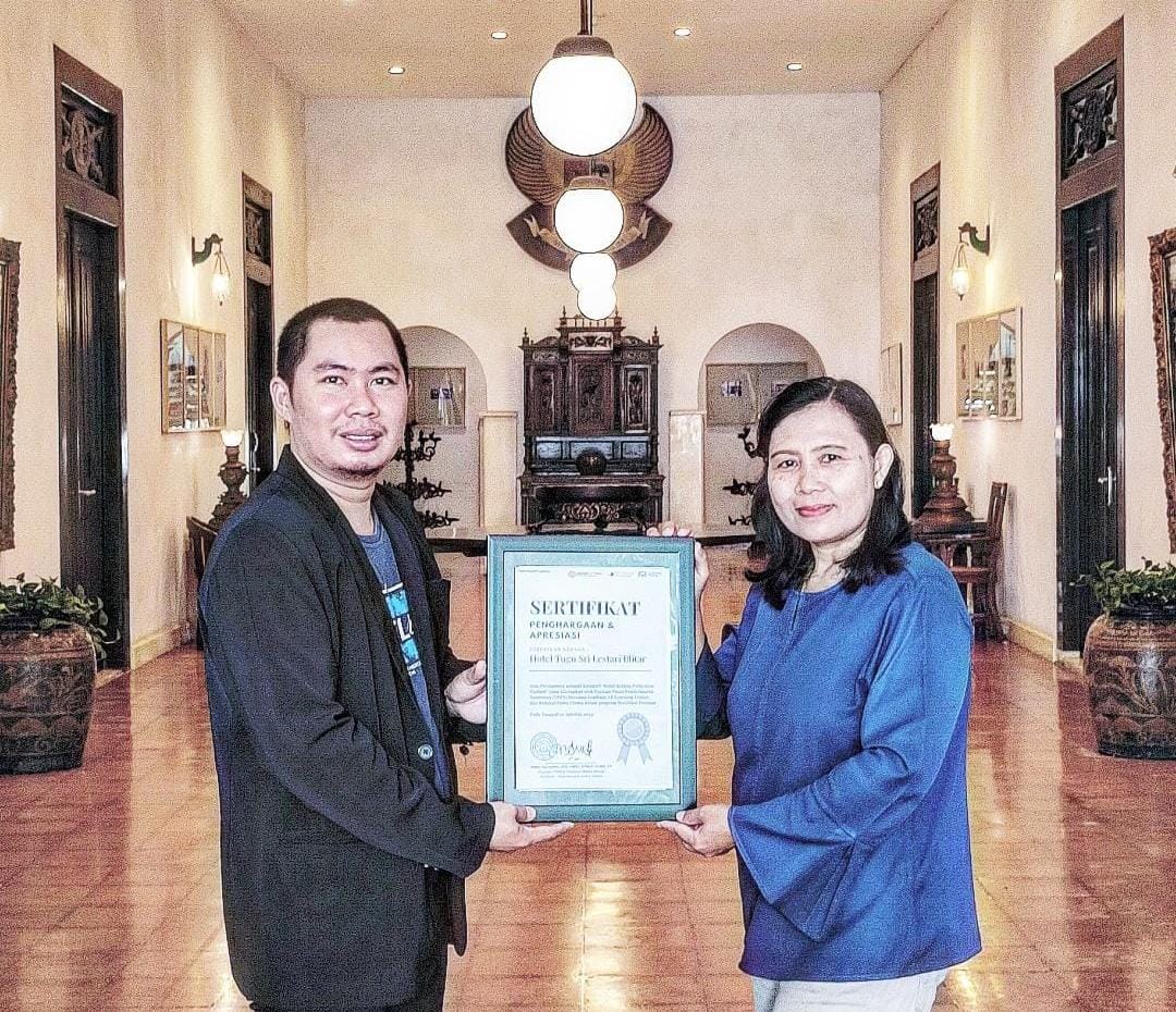 Hotel Tugu Sri Lestari Blitar Raih Penghargaan Pelayanan Terbaik - Suara Utama ID